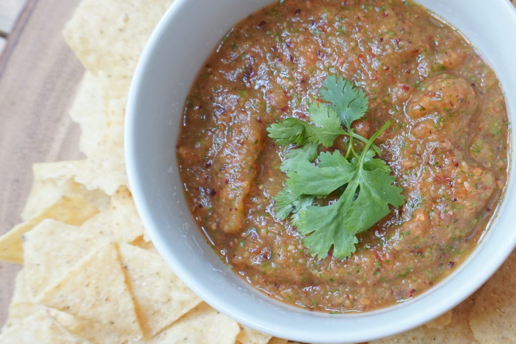Easy Vegan Peach Salsa - Vegetarian South