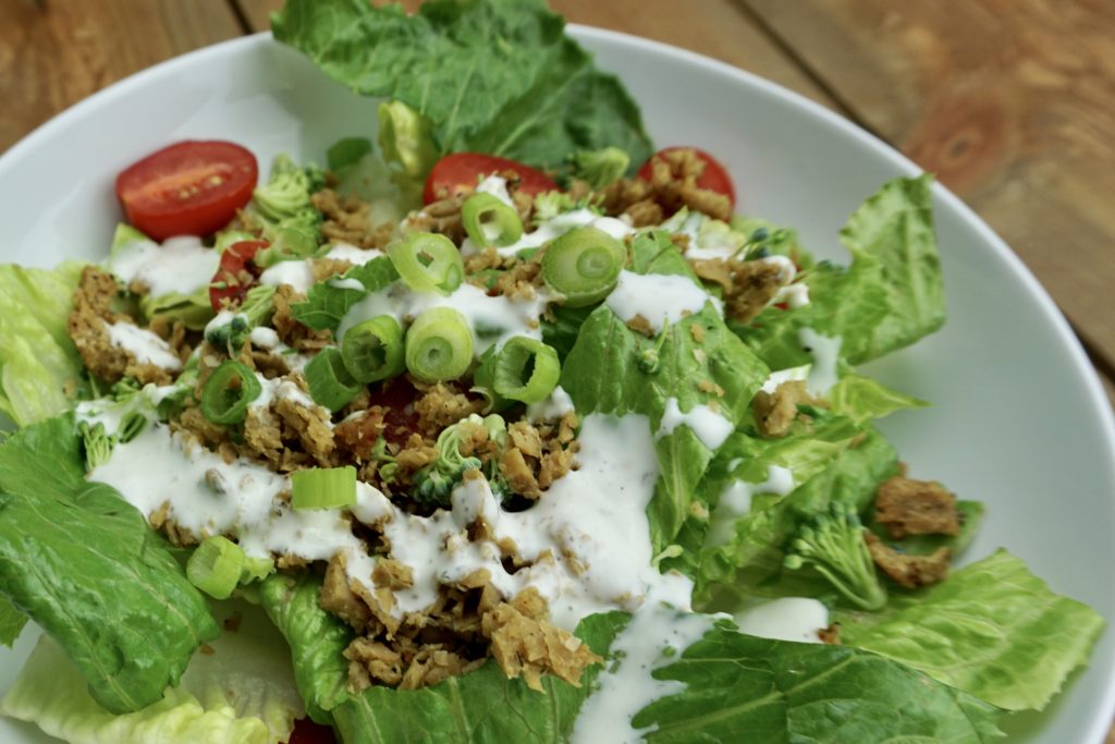 Chopped Seitan Salad - Vegetarian South